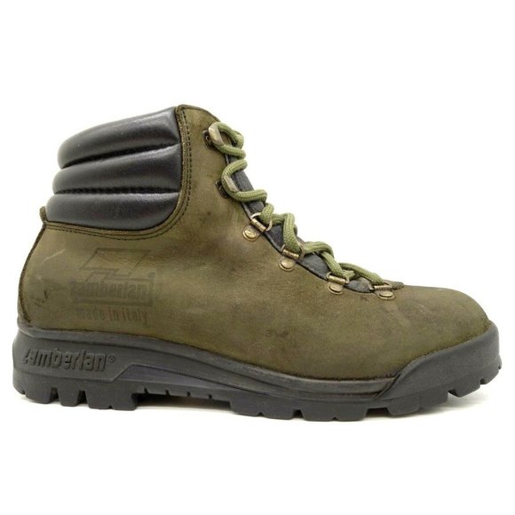 Zamberlan | Shoes | Zamberlan Olive Green Leather Lace Up Hiking Ankle ...